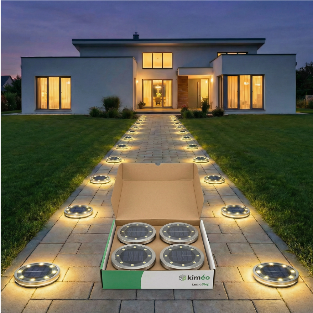 LumaStep – Éclairage solaire extérieur pour marches et bordures – KIMEO